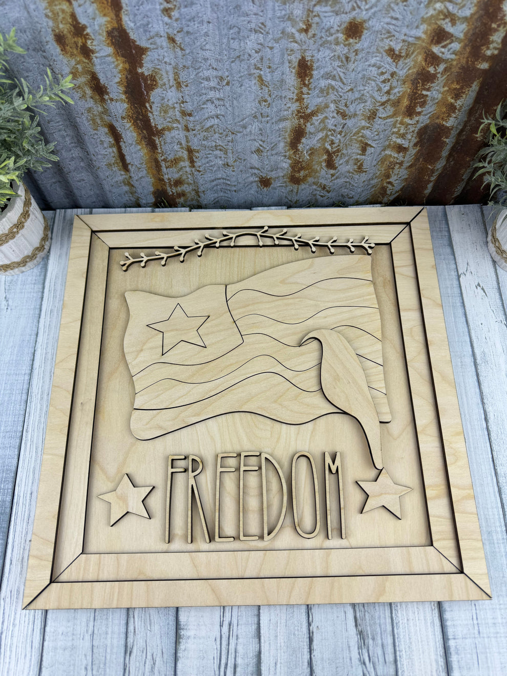 Primitive Flag DIY Kit – Homestead Crafter LLC