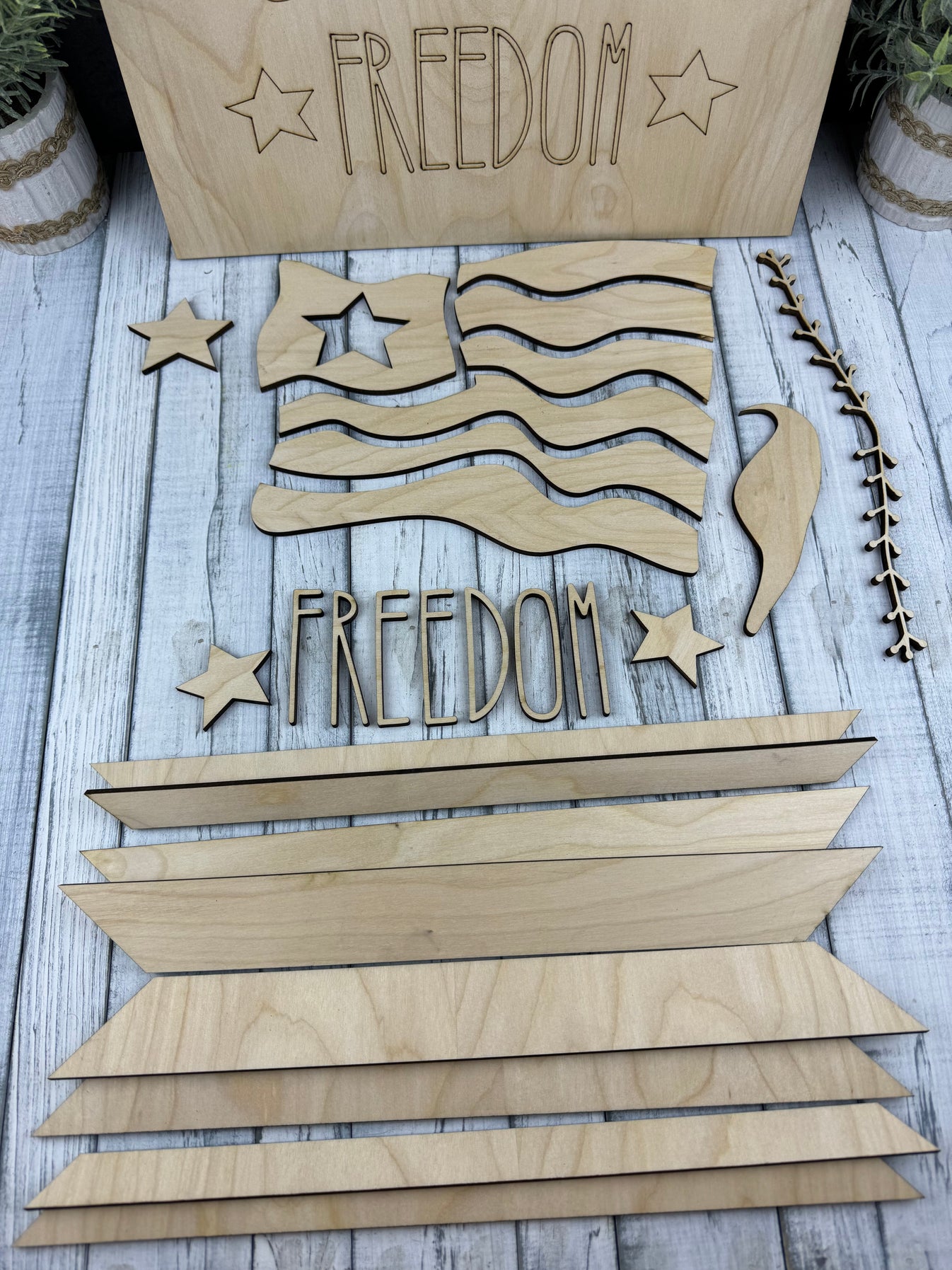 Primitive Flag DIY Kit – Homestead Crafter LLC