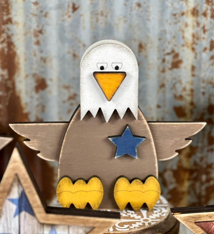 Primitive Eagle and Miss Liberty – Homestead Crafter LLC